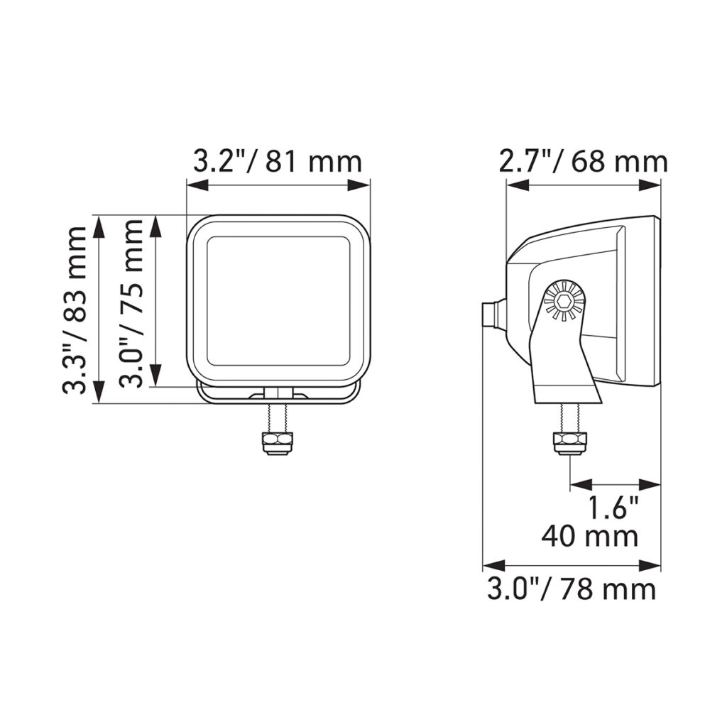 KIT FOCOS LED HELLA BLACK MAGIC CUBO SPOT LIGHT 32"