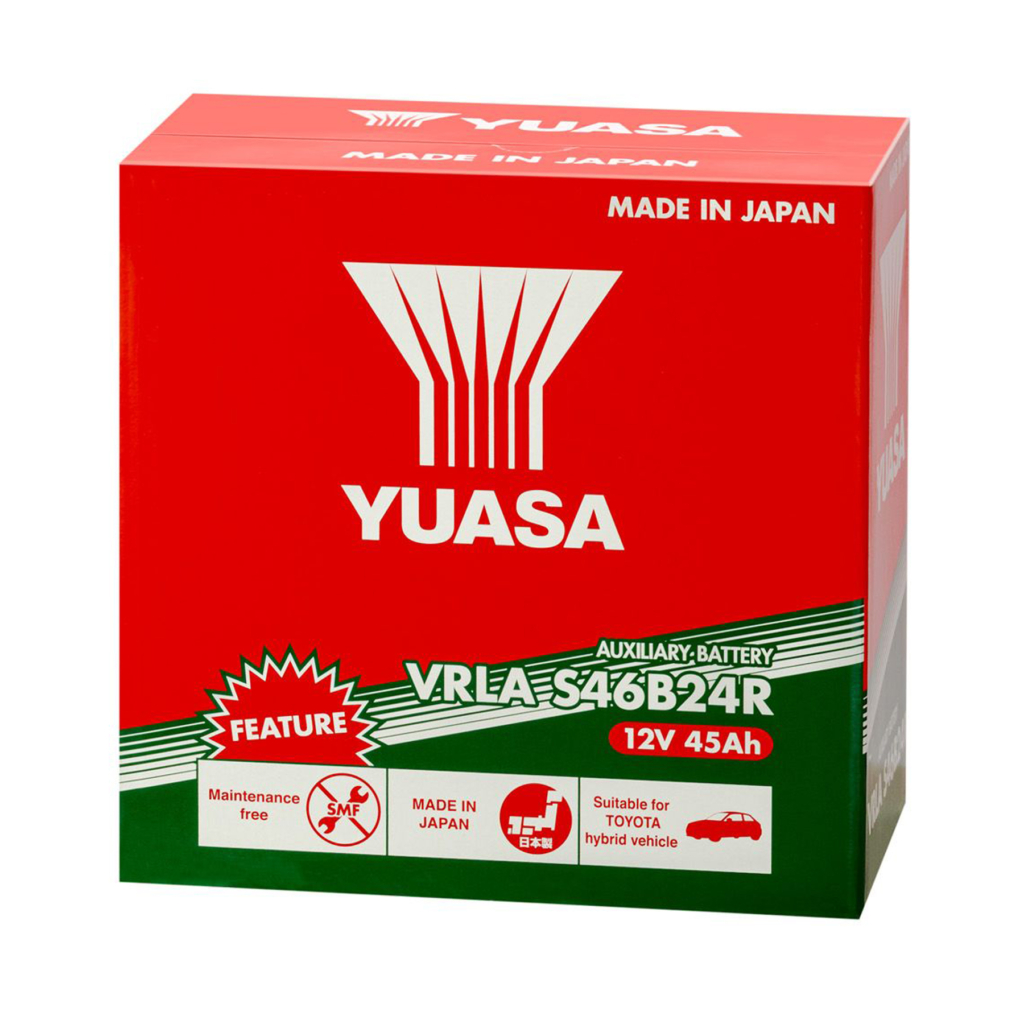 Bateria YUASA VRLA S46B24R 45ah 325cca Auto Hibrido