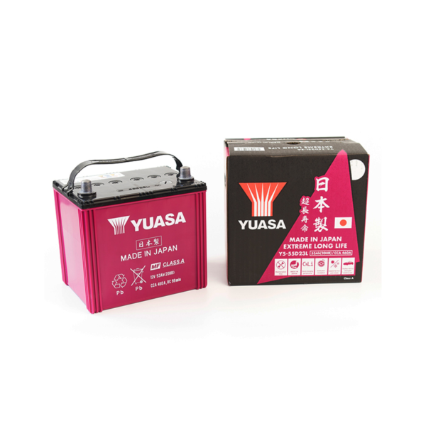 Batería Yuasa 55D23L 53AH 460 CCA